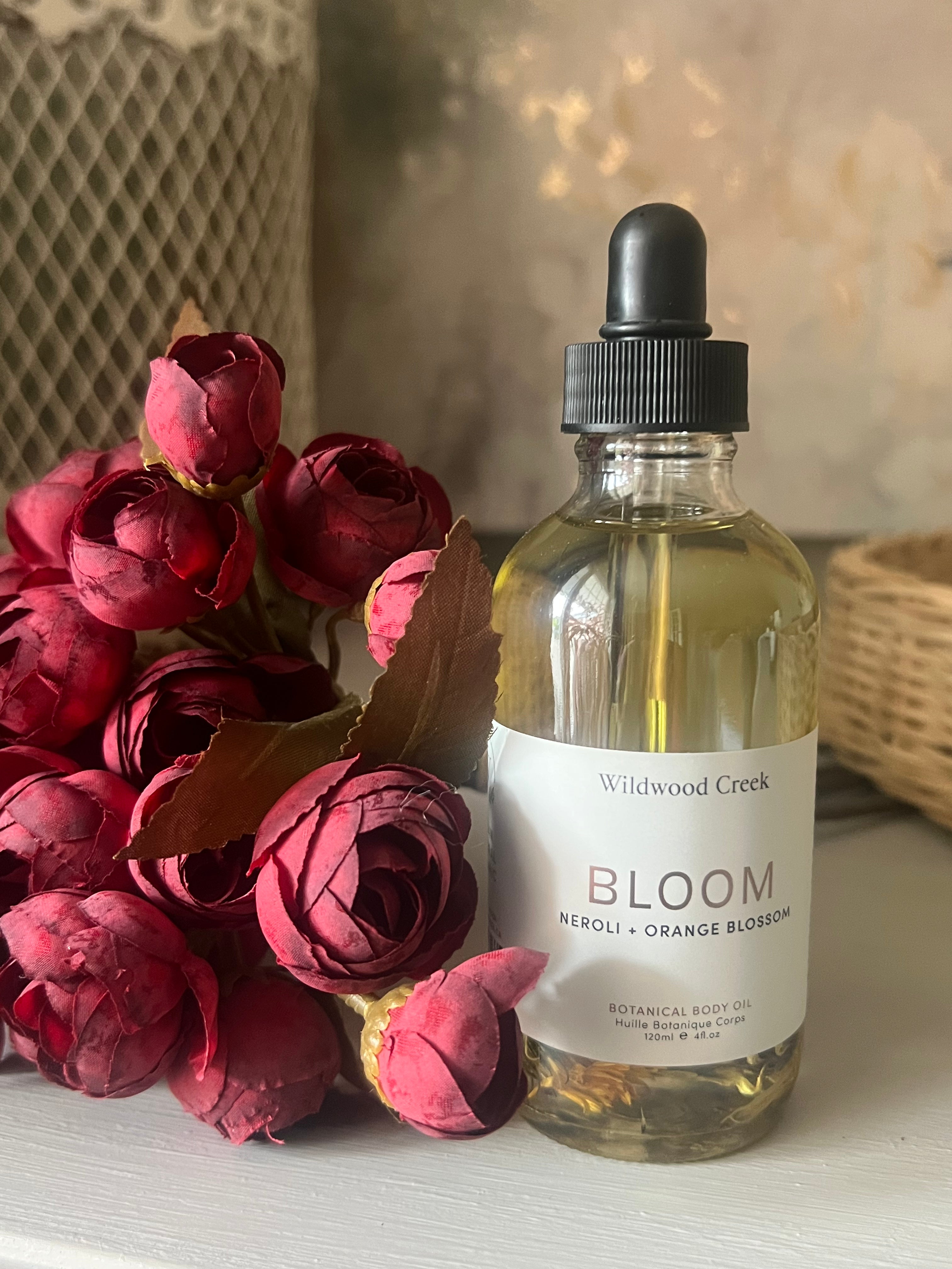 Bloom Nourishing Natural Vegan Body + Bath Oil – avilliarose